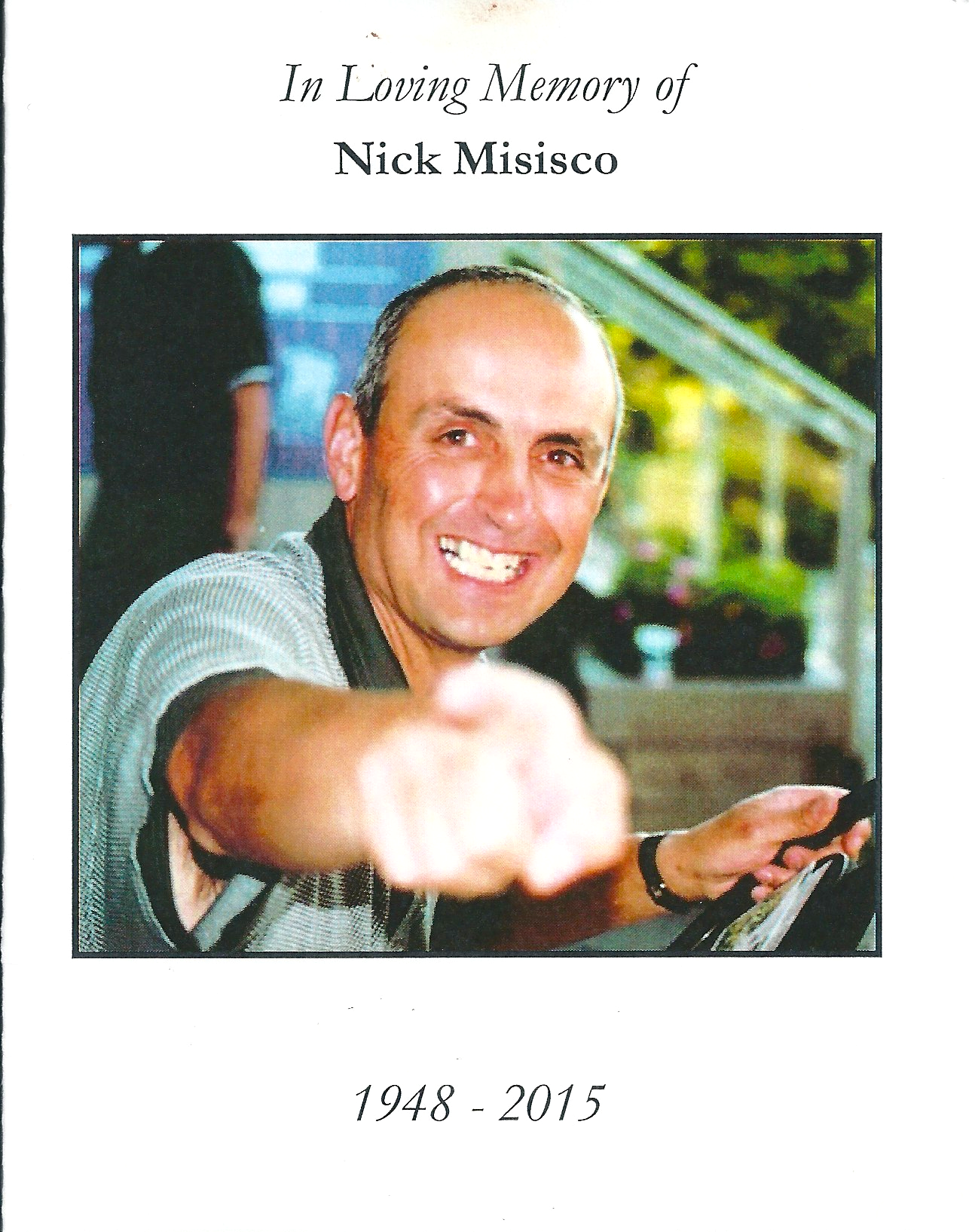 Nick Misisco Service – MG MENS CLUB Events and Info Site